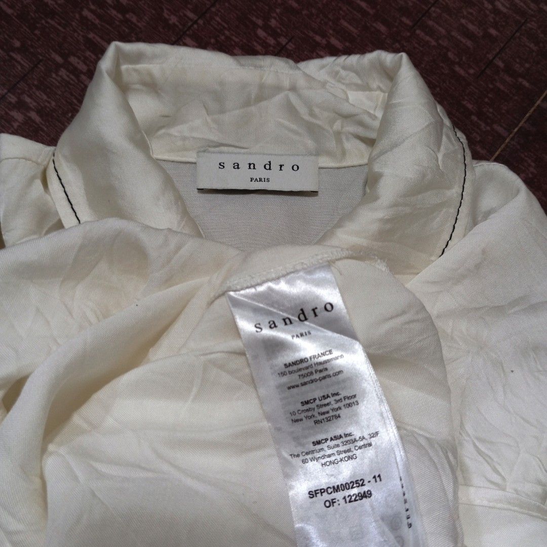 Sandro Paris, Men's Fashion, Tops & Sets, Formal Shirts on Carousell