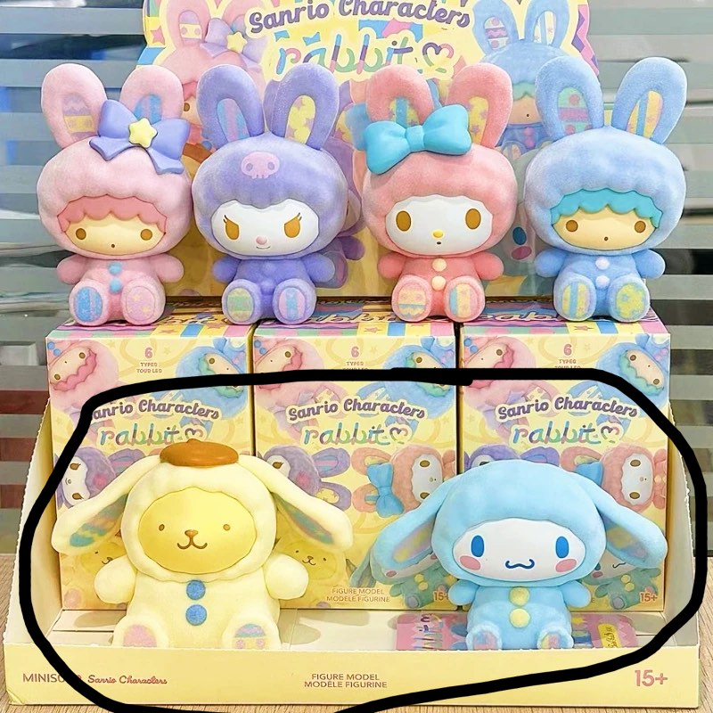 Sanrio characters rabbit series blind box pompompurin cinnamoroll ...