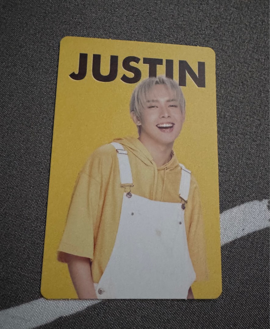 SB19 Selecta photocard (Justin), Hobbies & Toys, Memorabilia ...