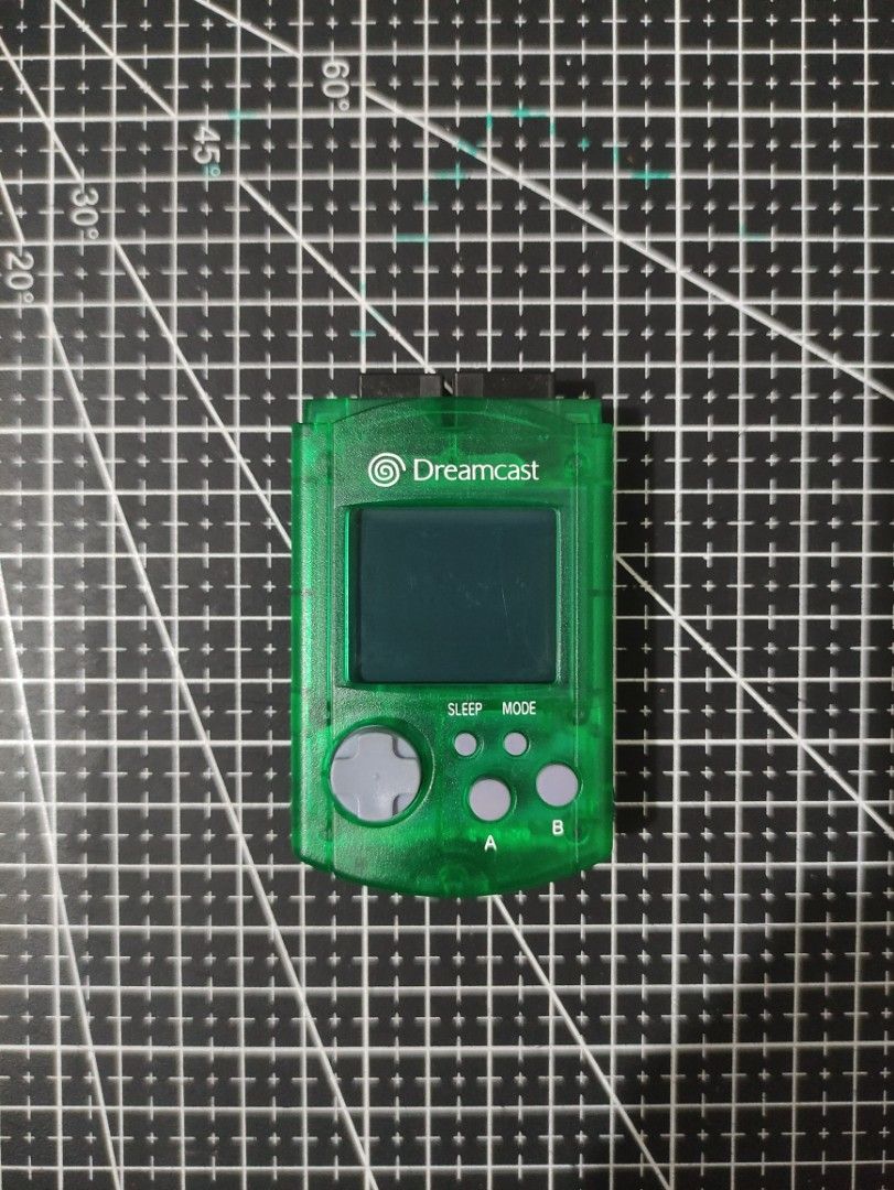 SEGA Dreamcast VMU Transparent Green, Video Gaming, Video Game Consoles ...