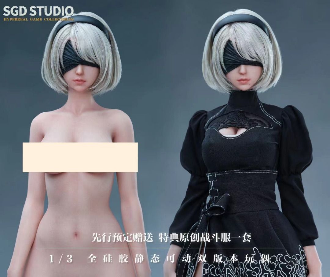 特典版 SGD Studio 1/2 NieR:Automata No.2 Type B 尼爾 自動人形 戰鬥女孩 特典雙頭版 可動版, 興趣及遊戲, 玩具 & 遊戲類 - Carousell