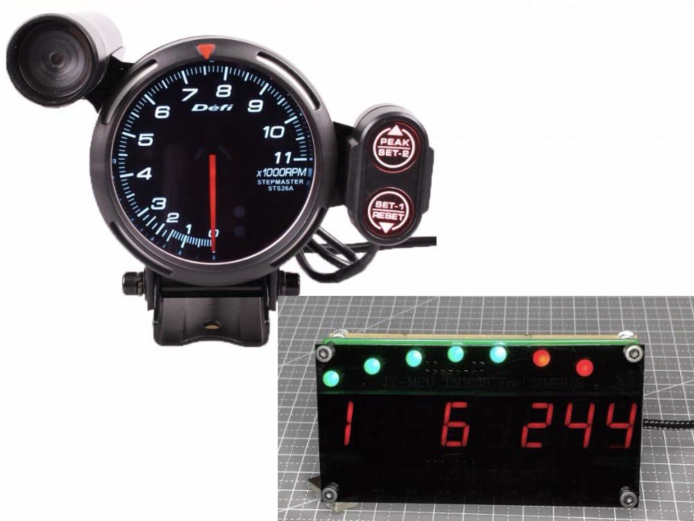 Sim Racing SimHub USB Defi Tachometer / Speedometer / Meter / RPM ...
