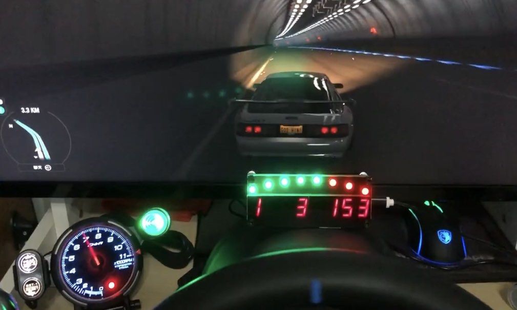 Sim Racing SimHub USB Defi Tachometer / Speedometer / Meter / RPM ...