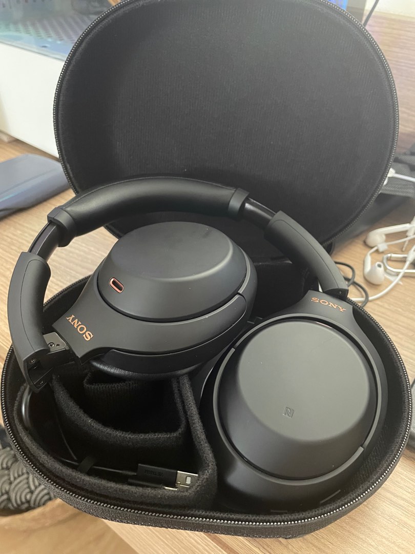 Sony XM4 Black, Audio, Headphones & Headsets on Carousell