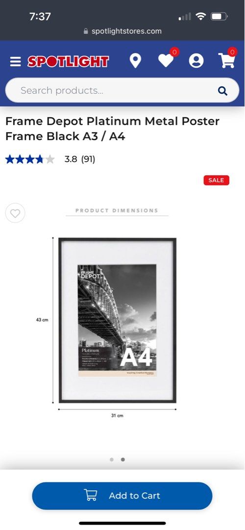 Spotlight Frame Sizes In Cms Singapore - Infoupdate.org