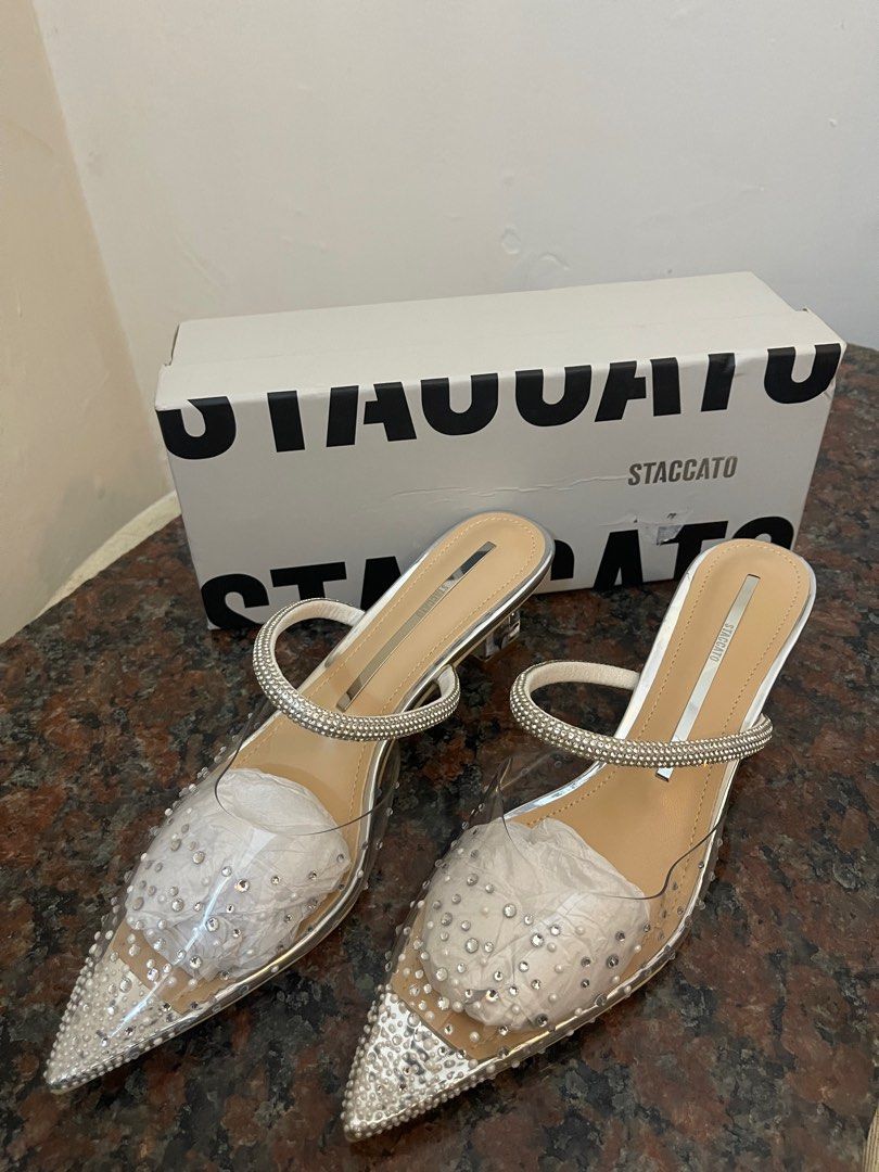 Staccato transparant heels / sepatu staccato / staccato heels, Fesyen ...