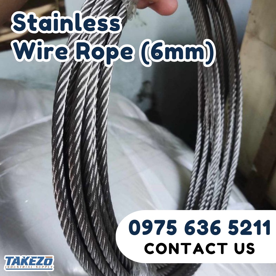 STAINLESS WIRE ROPE (6MM), Commercial & Industrial, Industrial ...