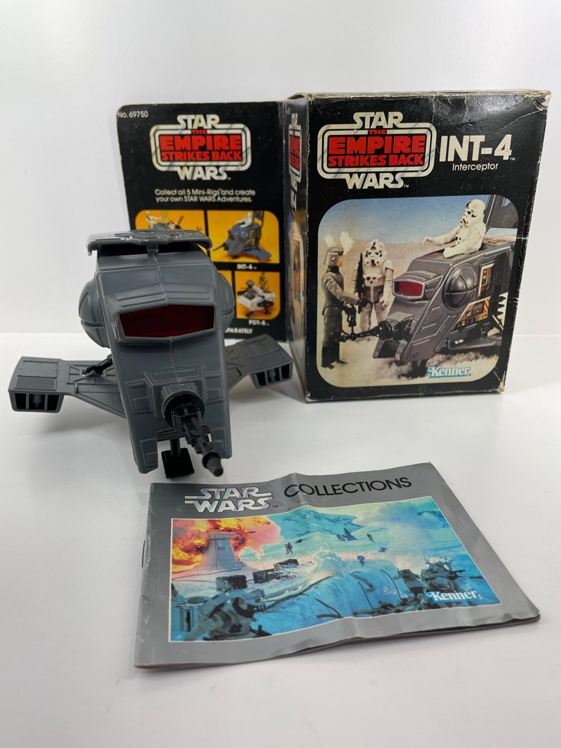 Star Wars INT-4 Interceptor mini rig complete Vintage 1981 Kenner with ...