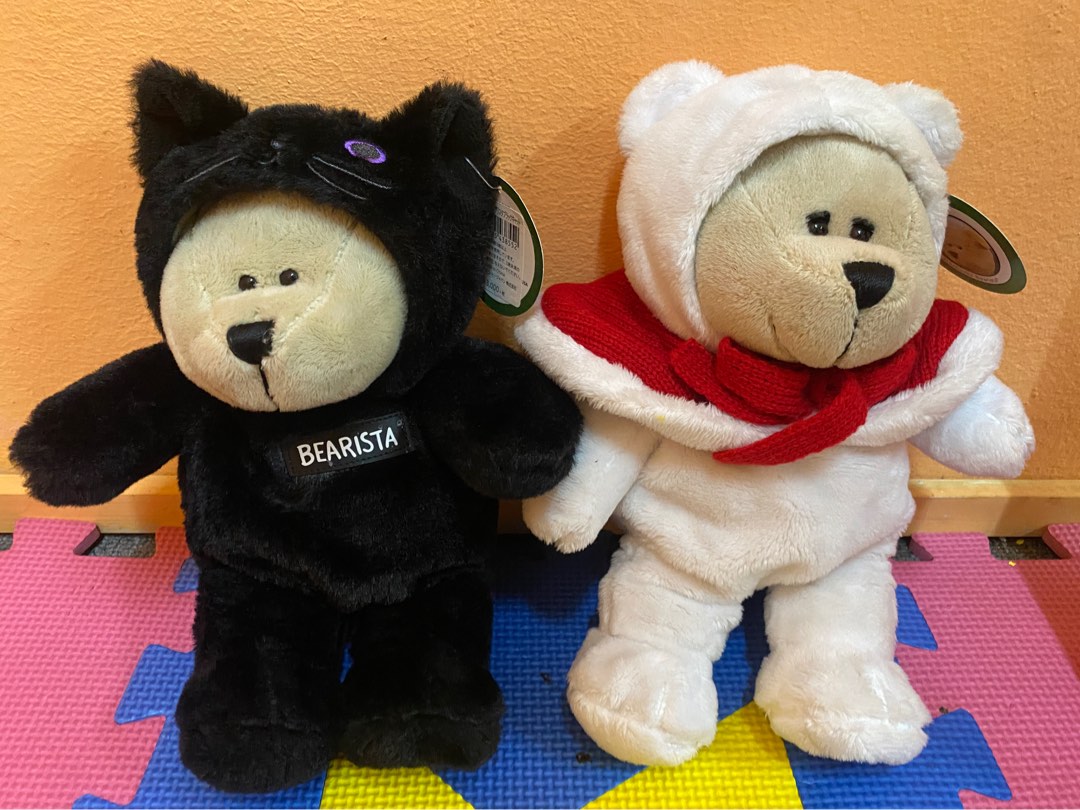 Starbucks Halloween Bearista and Christmas bearista bear collection ...