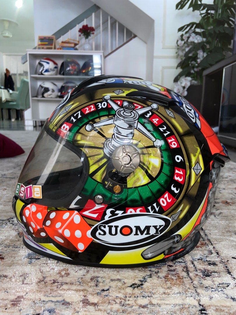 SUOMY SR SPORT GAMBLE FULL FACE, Auto Accessories on Carousell