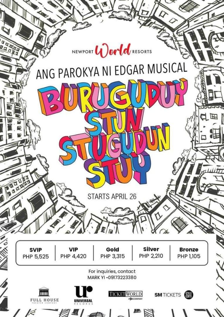 SVIP ticket: Parokya ni Edgar Musical, Tickets & Vouchers, Event ...