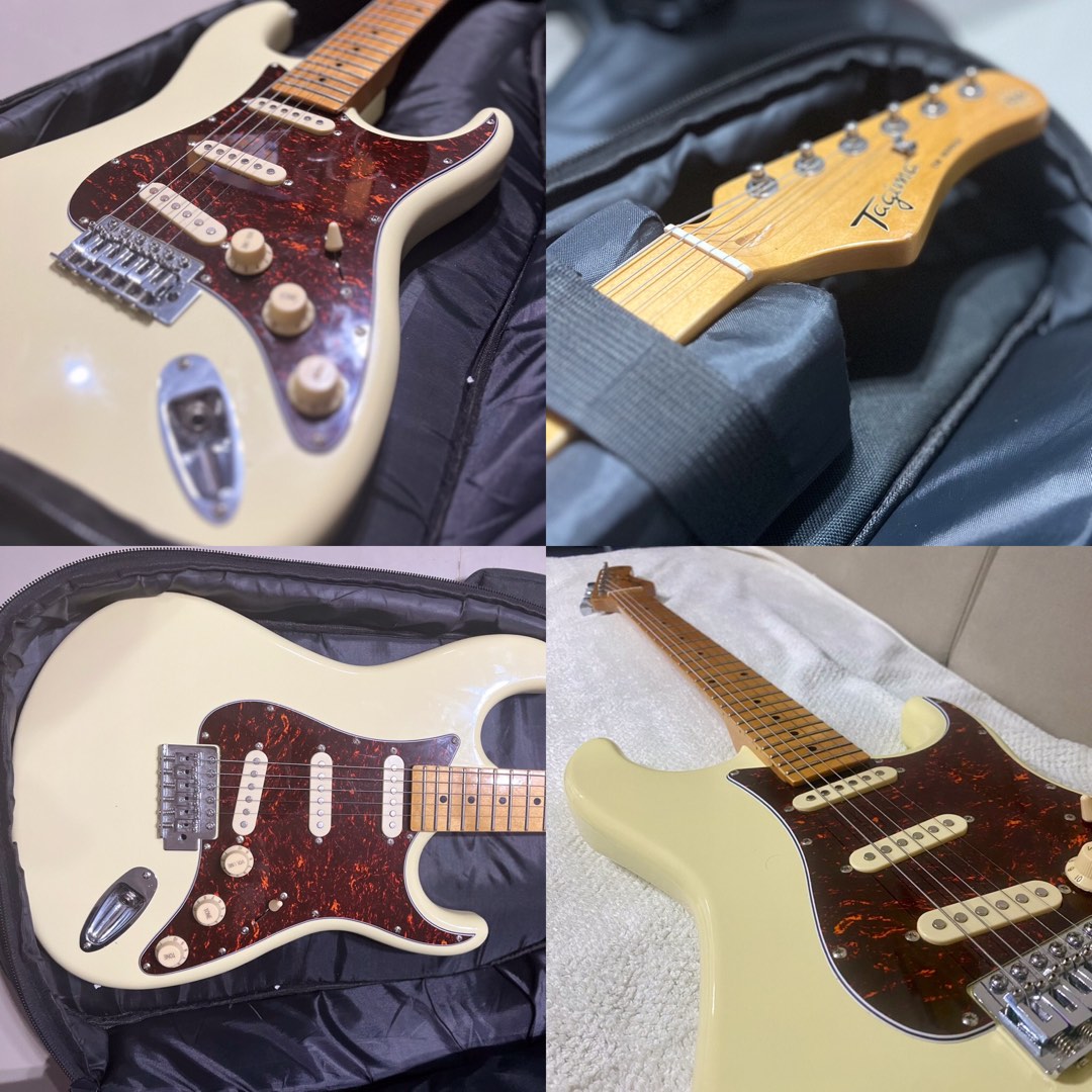 Tagima TG350 Stratocaster Electric Guitar (With Gcraft Padded Gig Bag ...