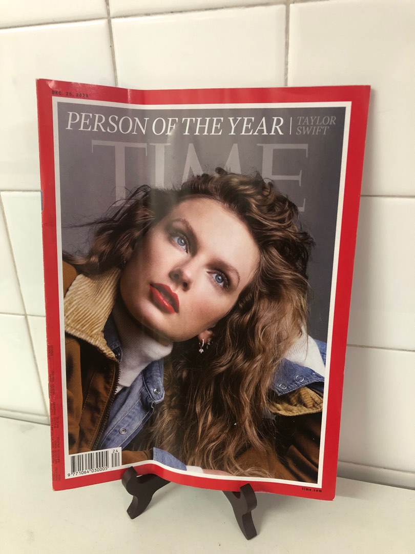 Taylor Swift Time Magazine feature Dec 2023, Hobbies & Toys, Books ...