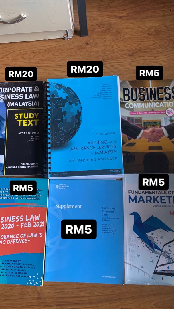 AC110 UITM TEXTBOOK, Hobbies & Toys, Books & Magazines, Textbooks on ...