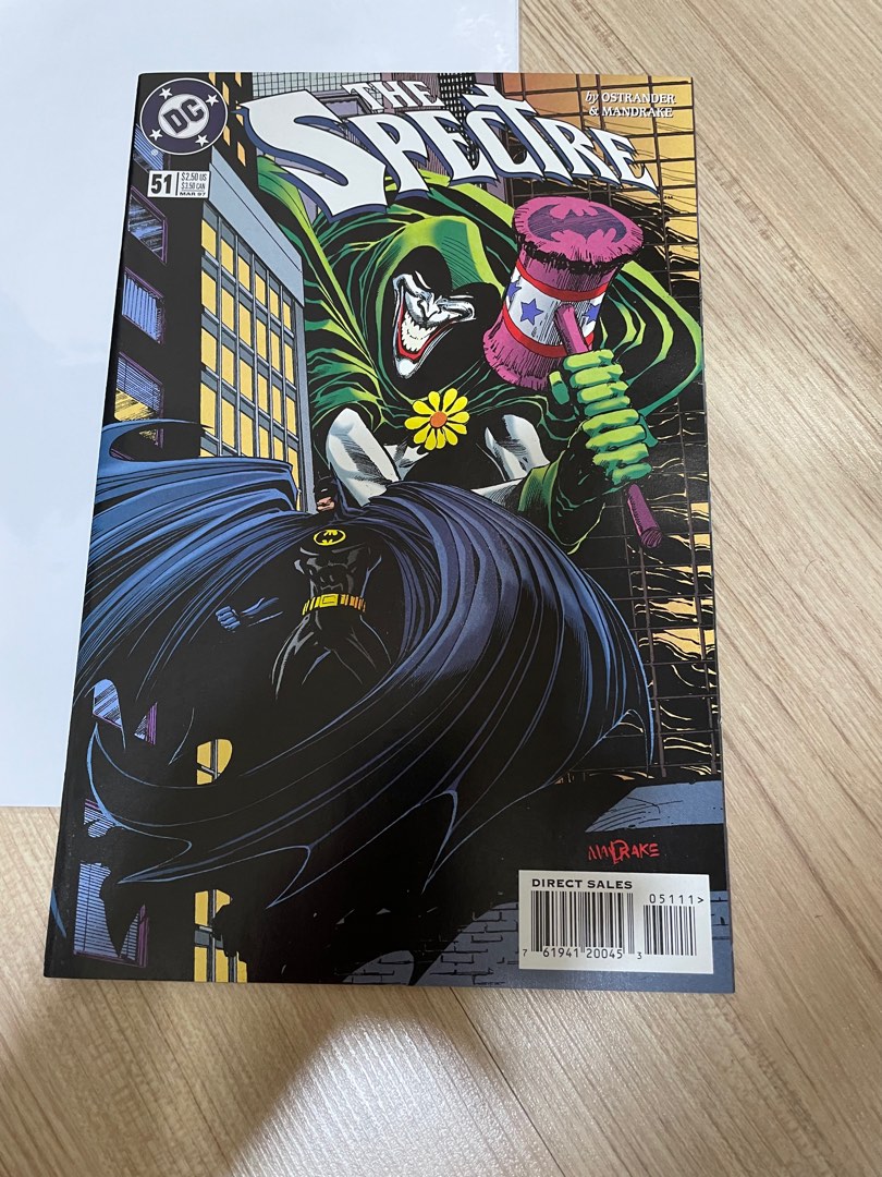 The Spectre DC comics 1992 issue #51 direct edition old new backissue ...