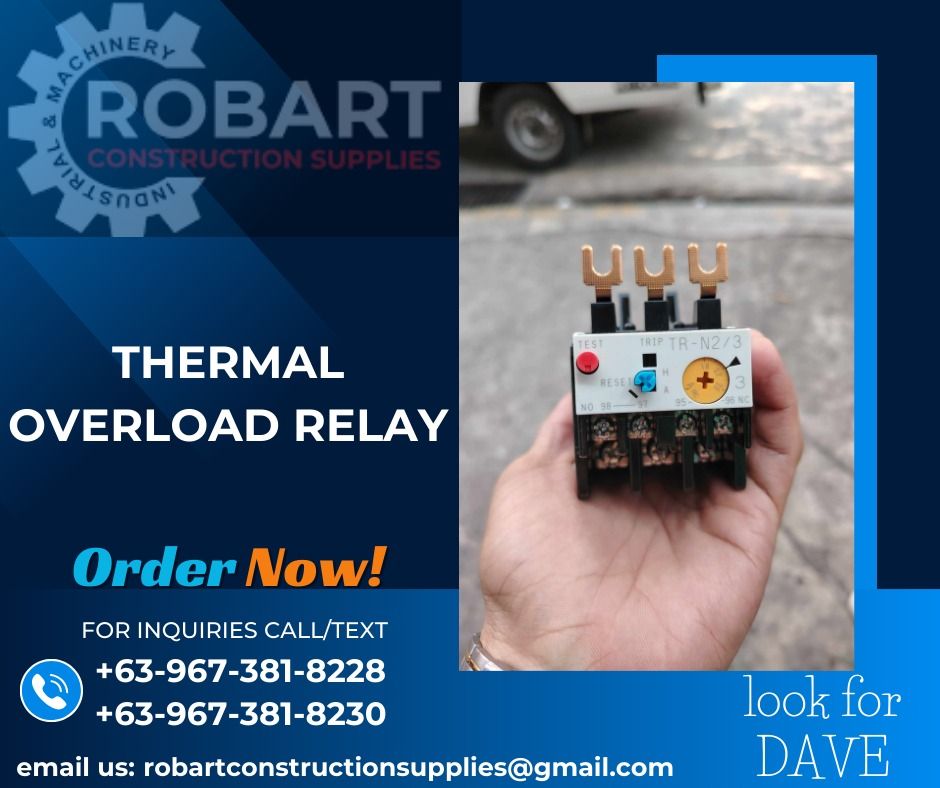 THERMAL OVERLOAD RELAY, Commercial & Industrial, Construction Tools ...