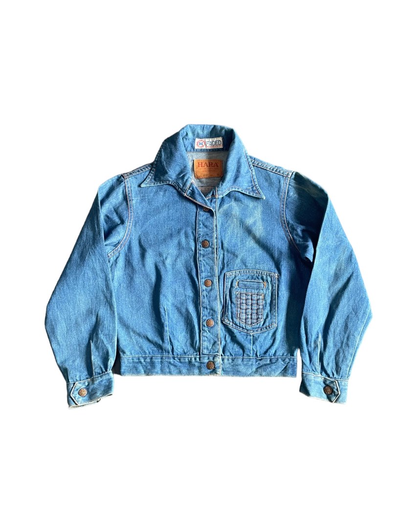 Vintage Hara Women Denim Jacket, Women's Fashion, Coats, Jackets and ...
