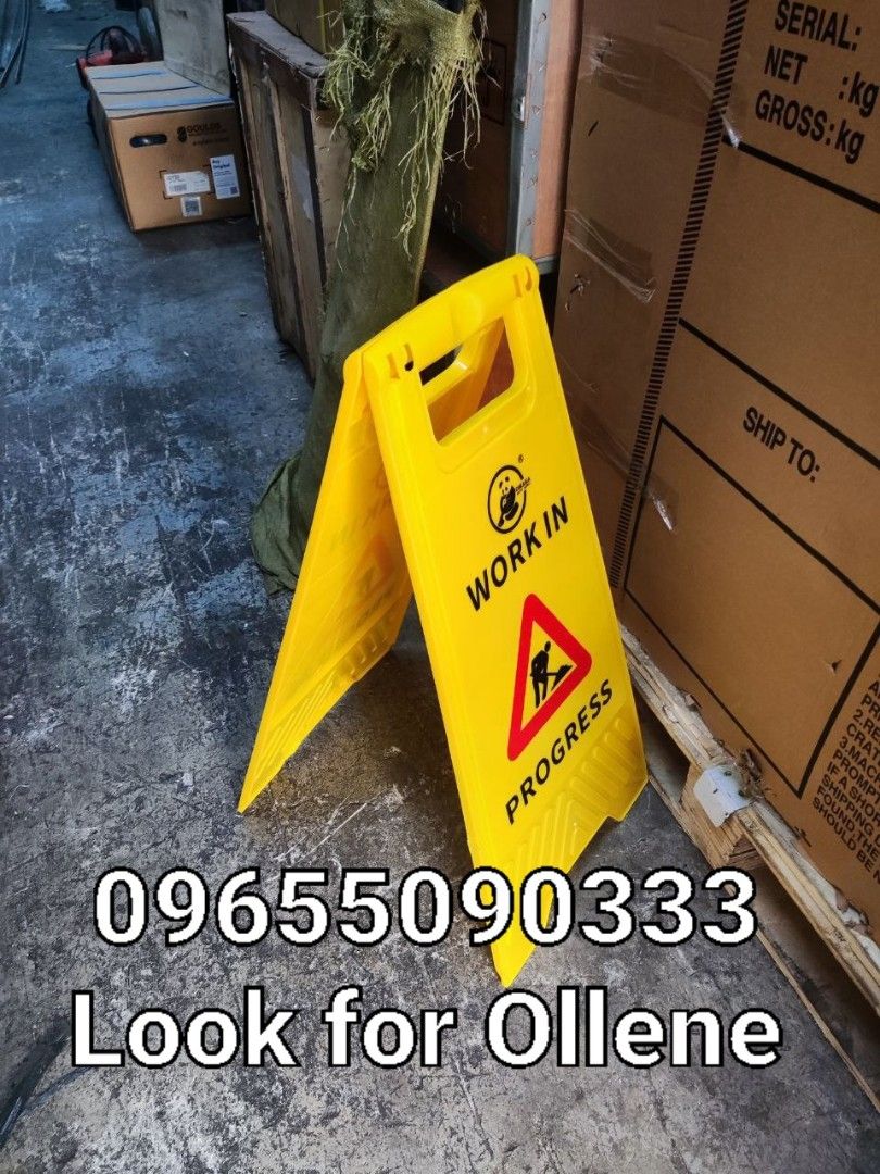 Work in Progress Signage, Commercial & Industrial, Construction Tools ...