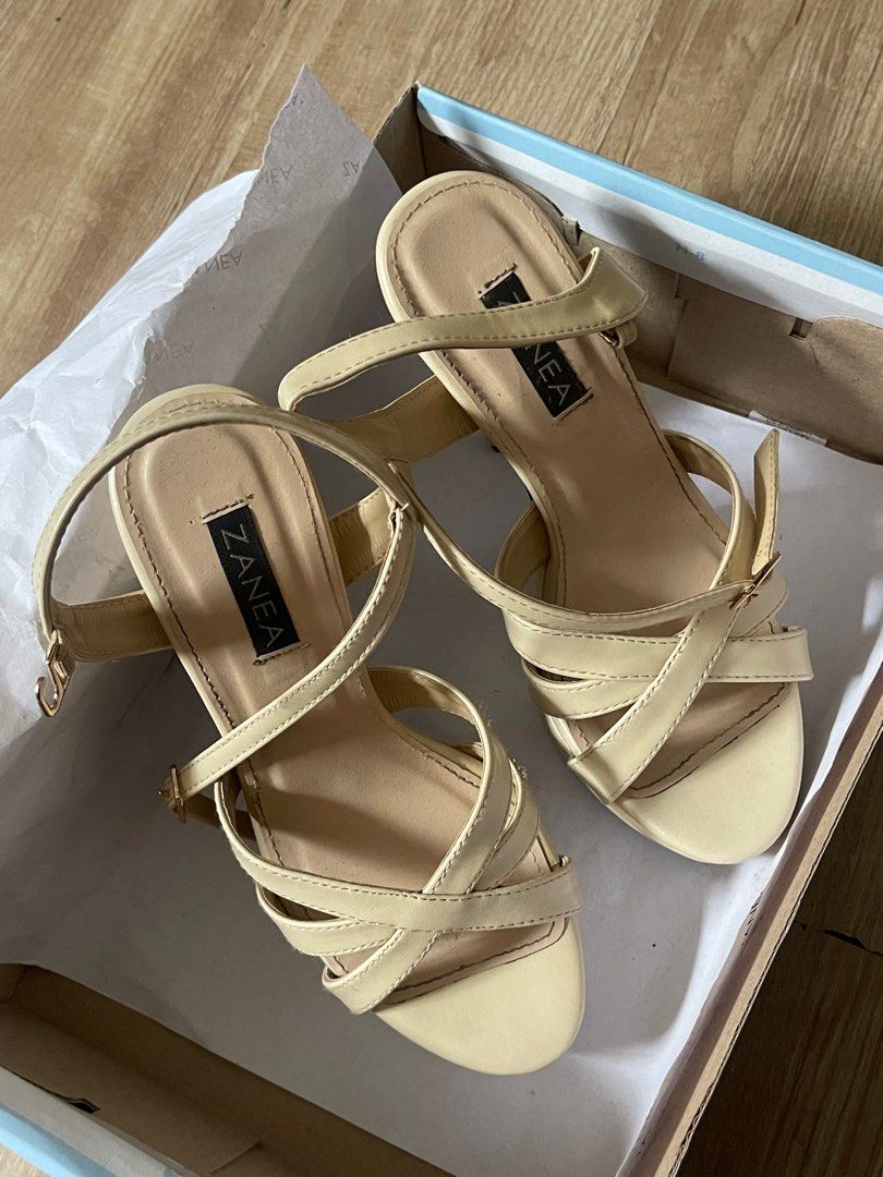 ZANEA NUDE PAGEANT HEELS, Women's Fashion, Footwear, Heels on Carousell