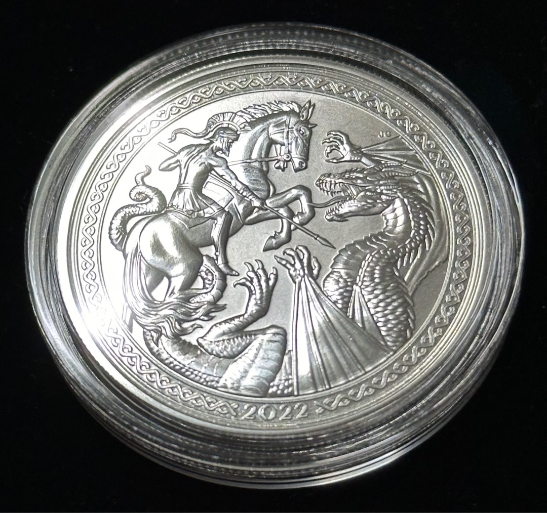 1oz silver coin 2022 Ascension Island - Modern Masters "Jody Clark St ...