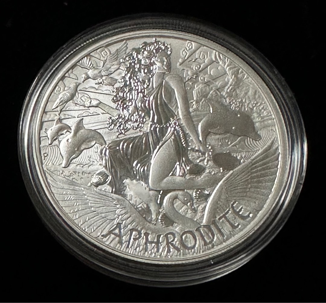 1oz silver coin 2022 Tuvalu - Gods of Olympus "Aphrodite", Hobbies ...