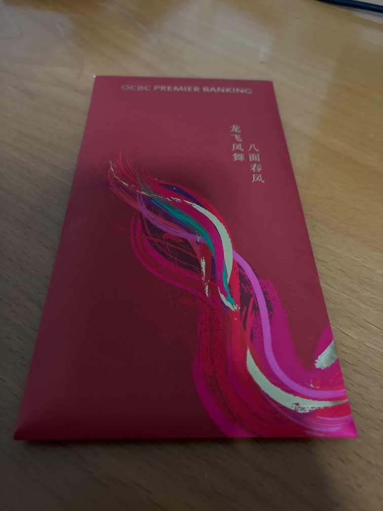 2024 OCBC Premier Banking red packet Ang pow hong bao, Hobbies & Toys ...