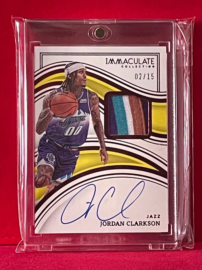 4X JORDAN CLARKSON : 2022-23 Panini Immaculate Collection “Patch ...