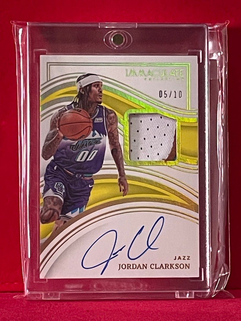 4X JORDAN CLARKSON : 2022-23 Panini Immaculate Collection “Patch ...