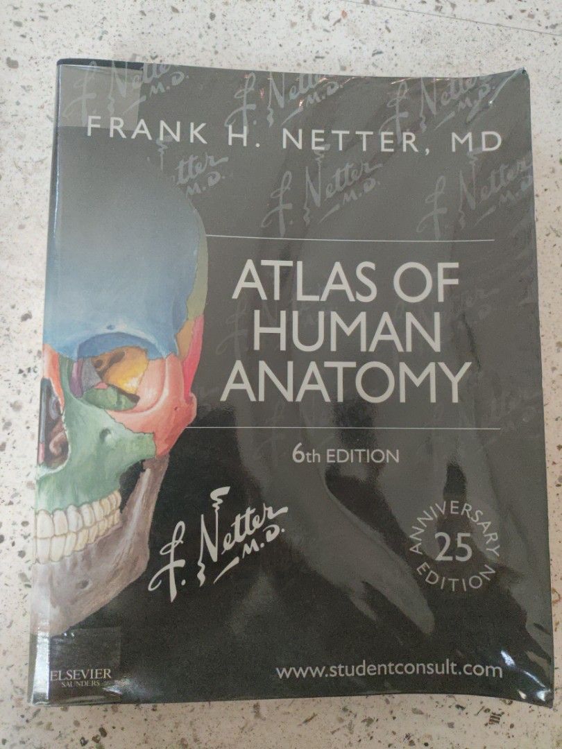 $64 Netter's Atlas of Human Anatomy (6th Ed) 25th anniversary, Hobbies ...