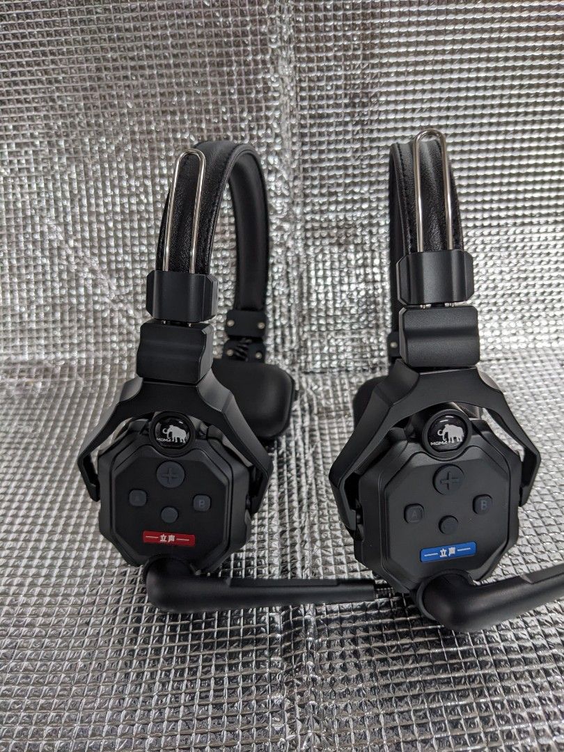 全新 ( 一拖七 ) 清貨 moma 猛瑪 立聲 頭戴 一體式 無線 導播 通話系統 8 headsets 350米 攝影 全雙工 ...