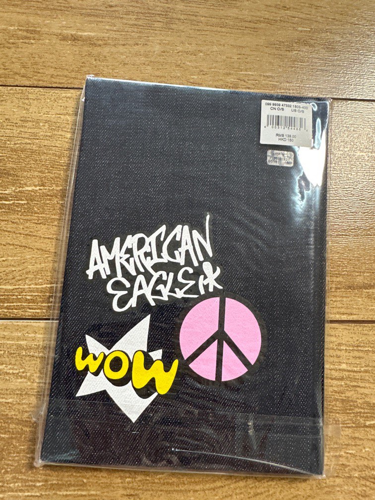 全新 AEO American Eagle 牛仔布 記事簿 筆記 筆記本 Notebook, 興趣及遊戲, 手作＆自家設計, 文具 ...