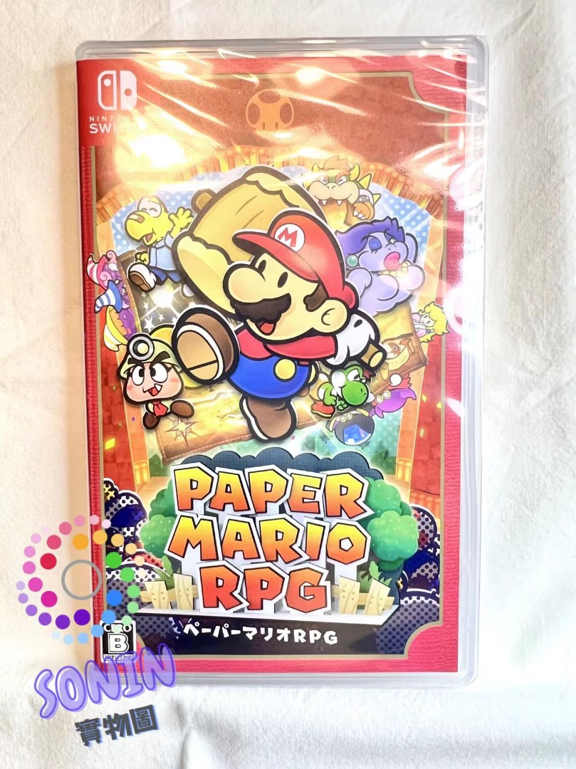 包順豐自提 全新Nintendo Switch遊戲 紙片瑪利歐 RPG Paper Mario RPG, 電子遊戲, 電子遊戲 ...