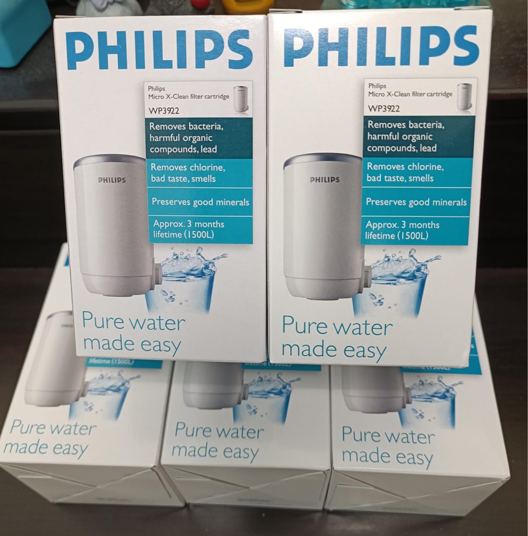飛利浦 Philips WP3922 水龍頭濾水器替換濾芯, 家庭電器, 廚房電器, 濾水器及飲水機 - Carousell