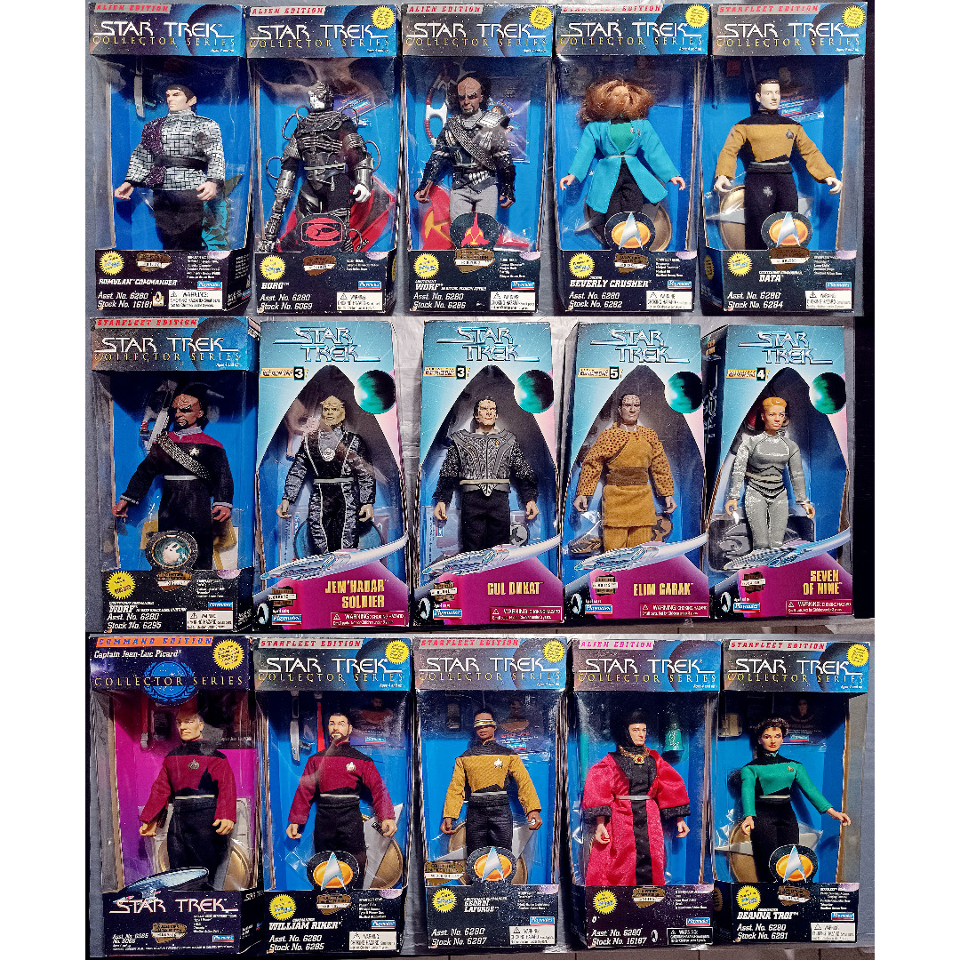 Star Trek 9" Collector Series Figures ★ TOS Original Series Kirk Spock ...