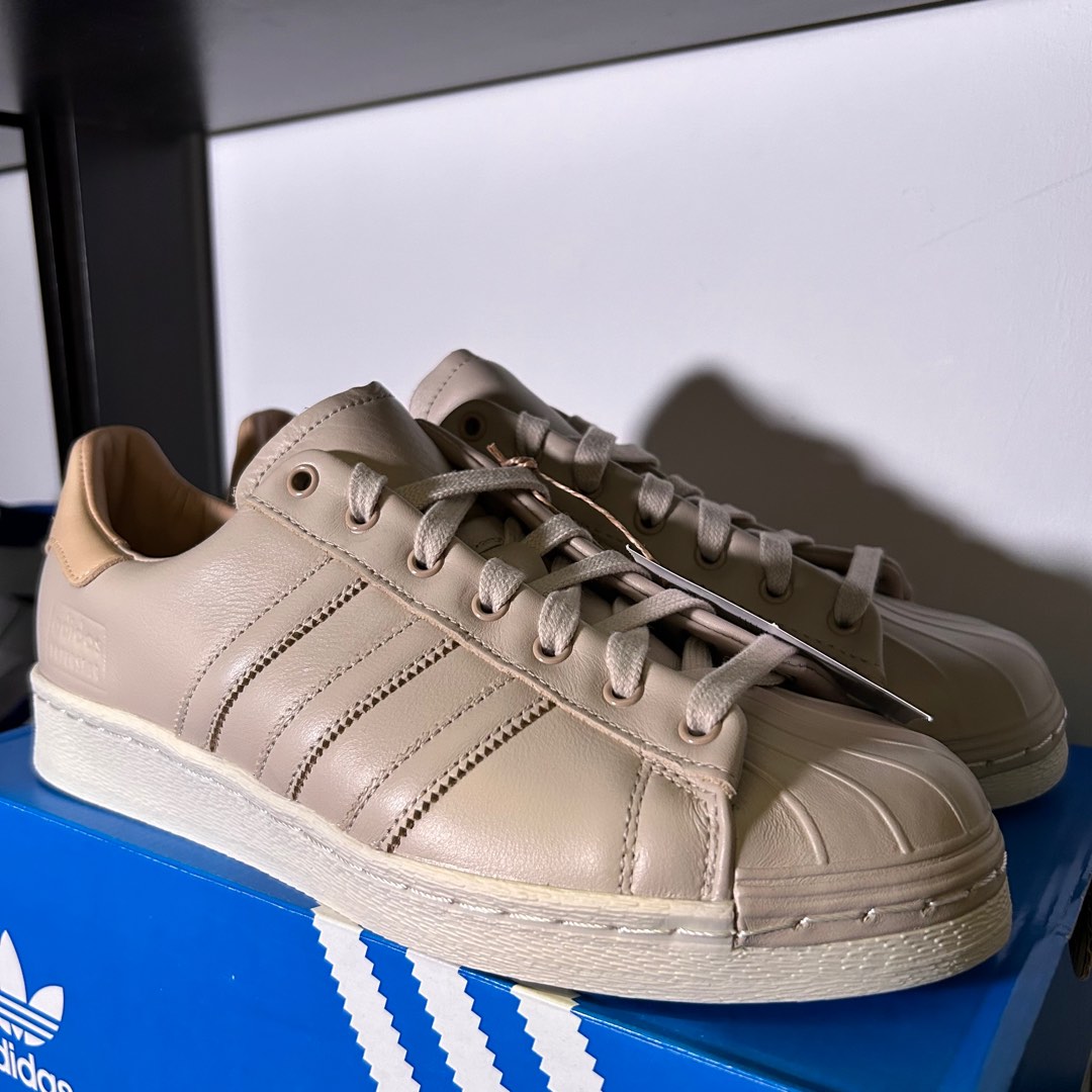 ADIDAS ORIGINALS SUPERSTAR LUX BEIGE UK8, Men's Fashion, Footwear ...