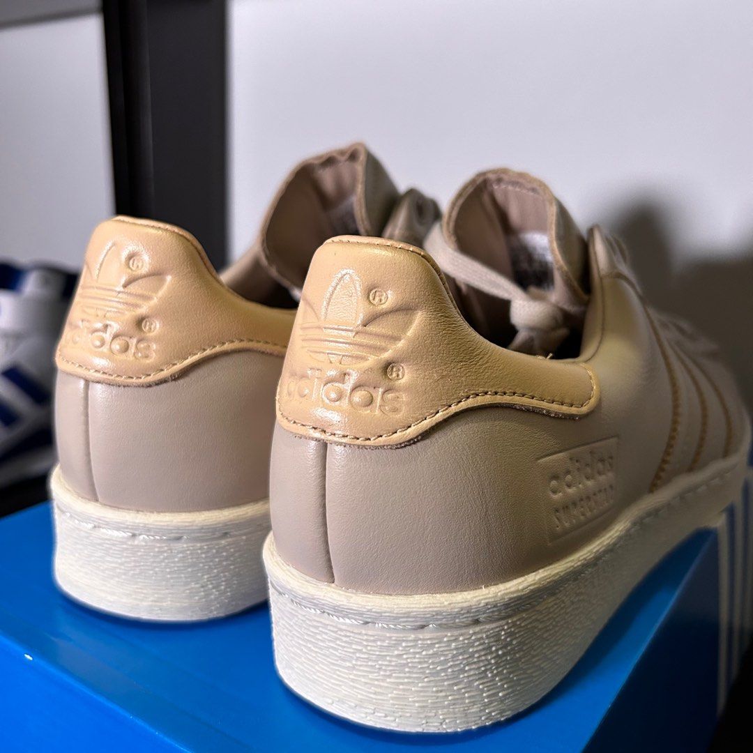 ADIDAS ORIGINALS SUPERSTAR LUX BEIGE UK8, Men's Fashion, Footwear ...