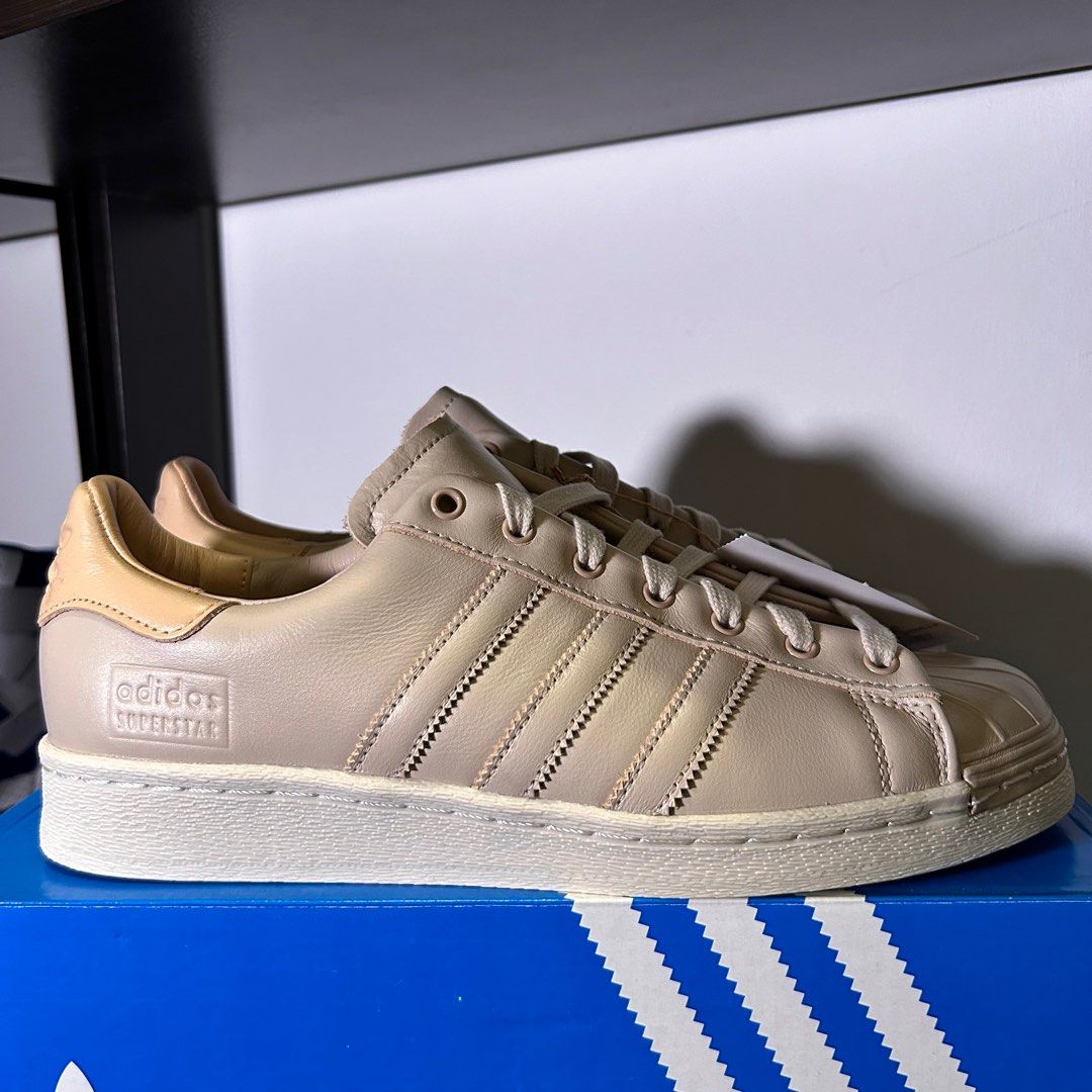 ADIDAS ORIGINALS SUPERSTAR LUX BEIGE UK8, Men's Fashion, Footwear ...