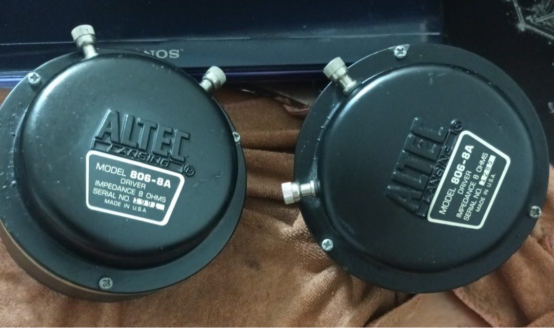 Altec 806a (8ohms) compression driver on metal 811b horn, Audio ...