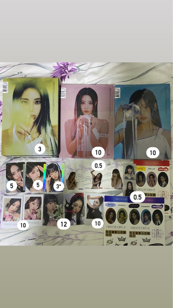 ARTMS Odd Eye Circle Album Photocards Objekt POB Kim lip jinsoul choerry oec loona, Hobbies ...