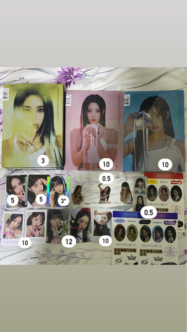 ARTMS Odd Eye Circle Album Photocards Objekt POB Kim lip jinsoul choerry oec loona, Hobbies ...