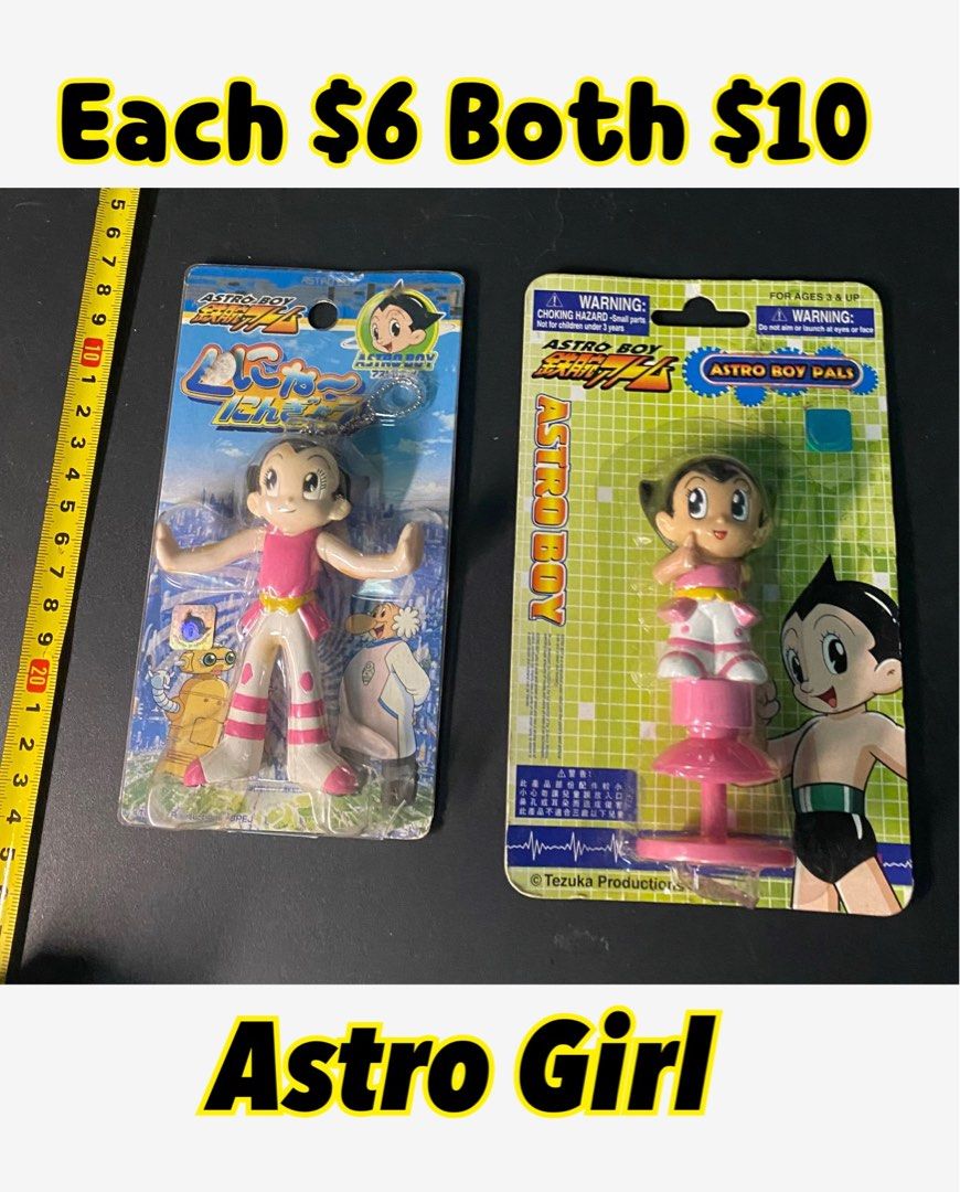 Astro boy Astro girl . Atlas, Hobbies & Toys, Toys & Games on Carousell