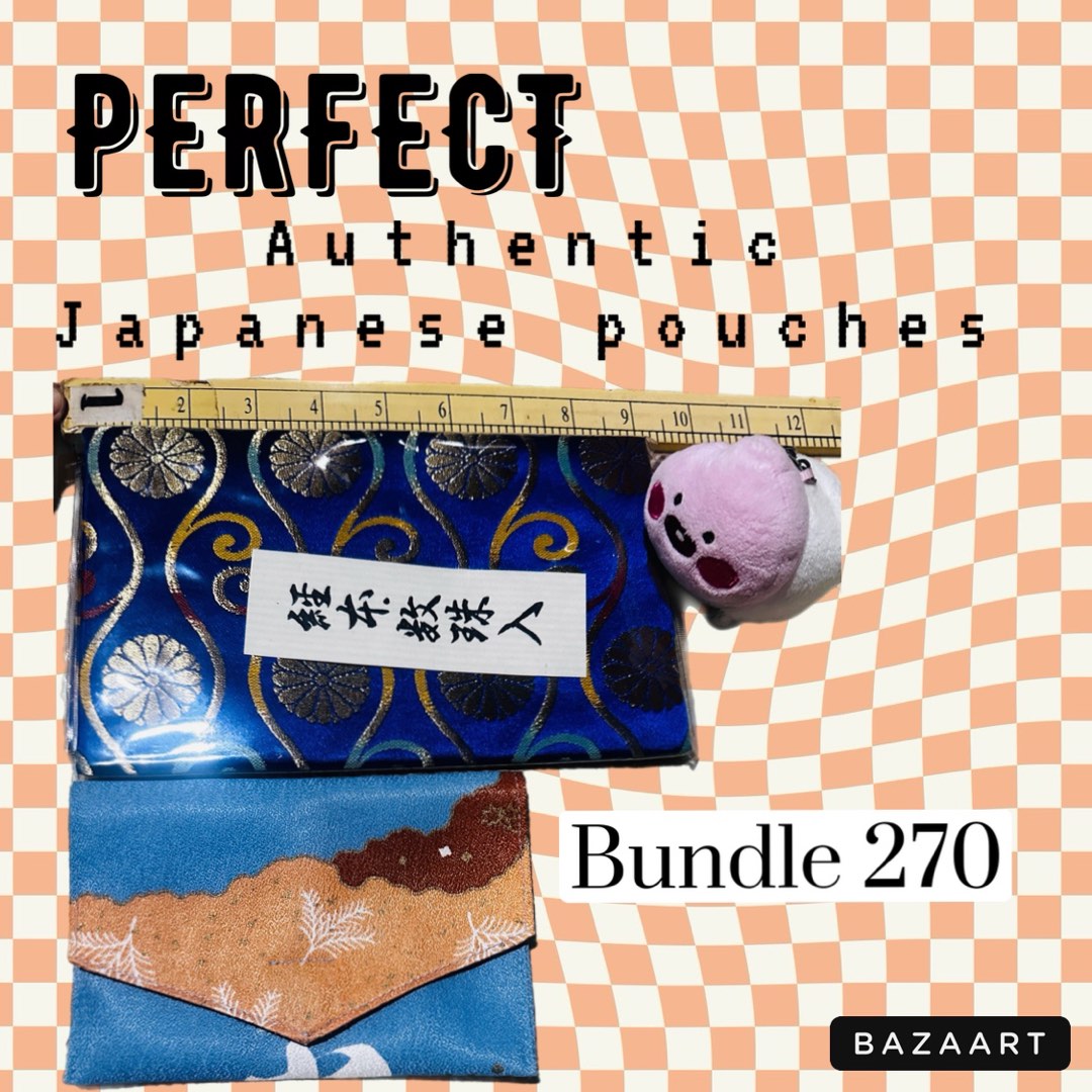 Authentic Japanese pouches freebie kawaii plushie, Women's Fashion ...
