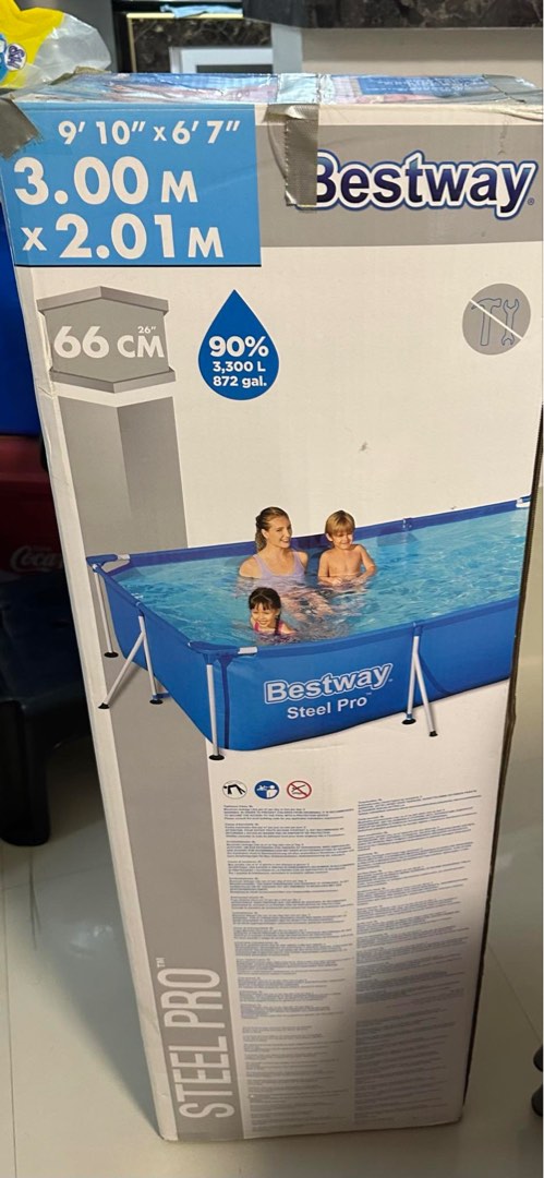 Bestway Steel Pro Pool 3M, Sports Equipment, Other Sports Equipment and ...