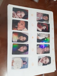 Blackpink jennie photo card.2 for $1. Set a, Hobbies & Toys ...