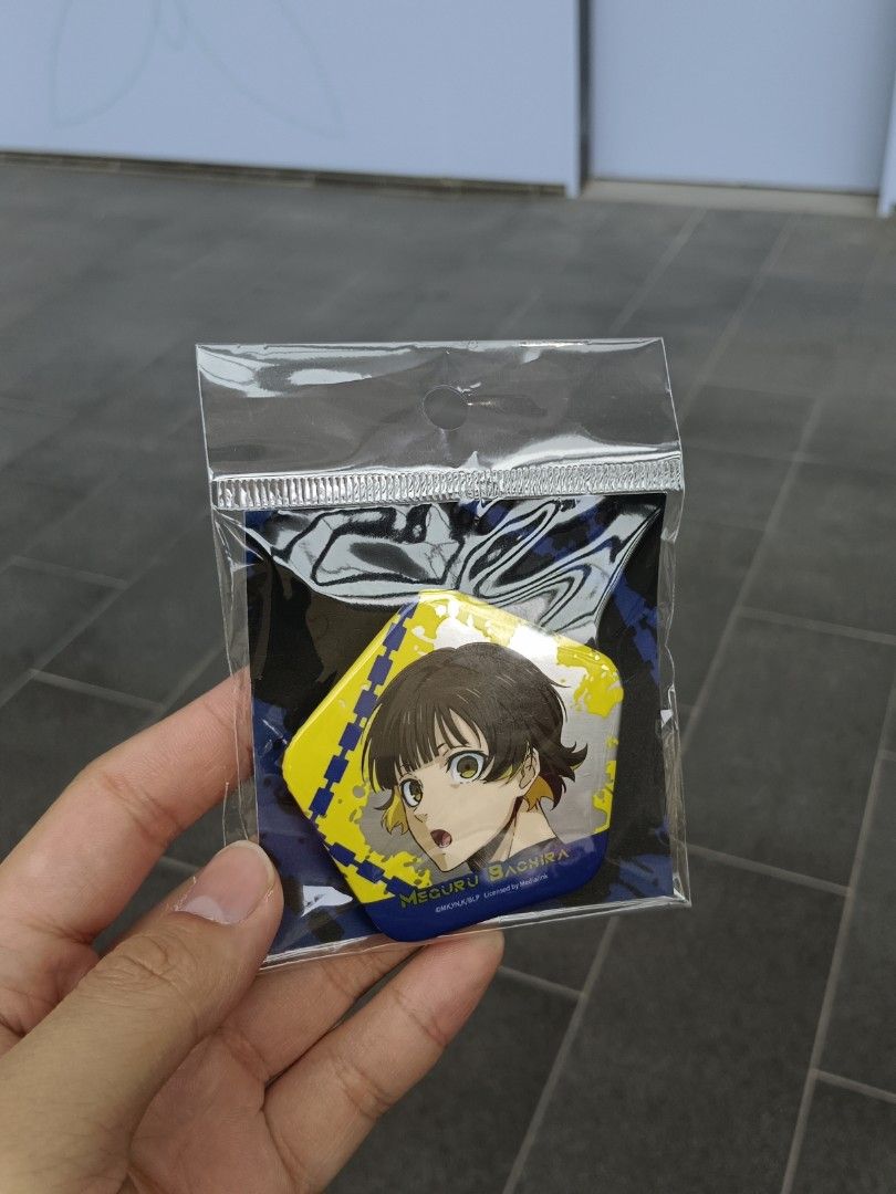 Blue lock official pin badge, Hobbies & Toys, Collectibles ...