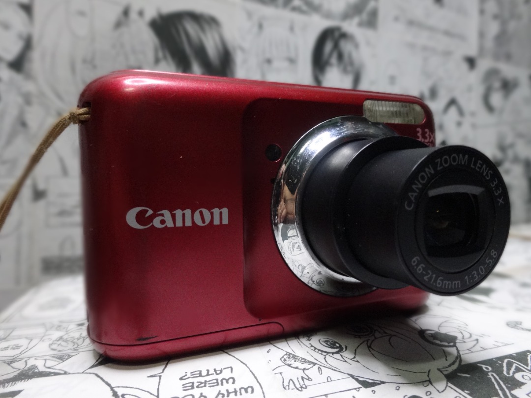 Canon Powershot A800 Digital Camera In Maroon, Photography, Cameras on ...