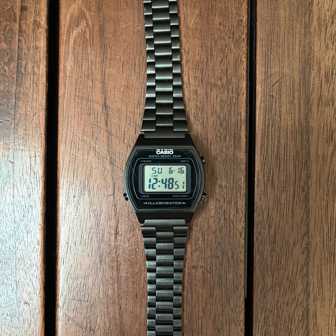 Casio Black Stainless Steel, Men's Fashion, Watches & Accessories ...