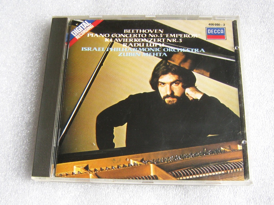 sol CD 古典名盤- BEETHOVEN PIANO CONCERTO NO5 . EMPEROR' 。RADU LUPU, 興趣及遊戲, 音樂、樂器 & 配件, 音樂與媒體 - CD 及 ...