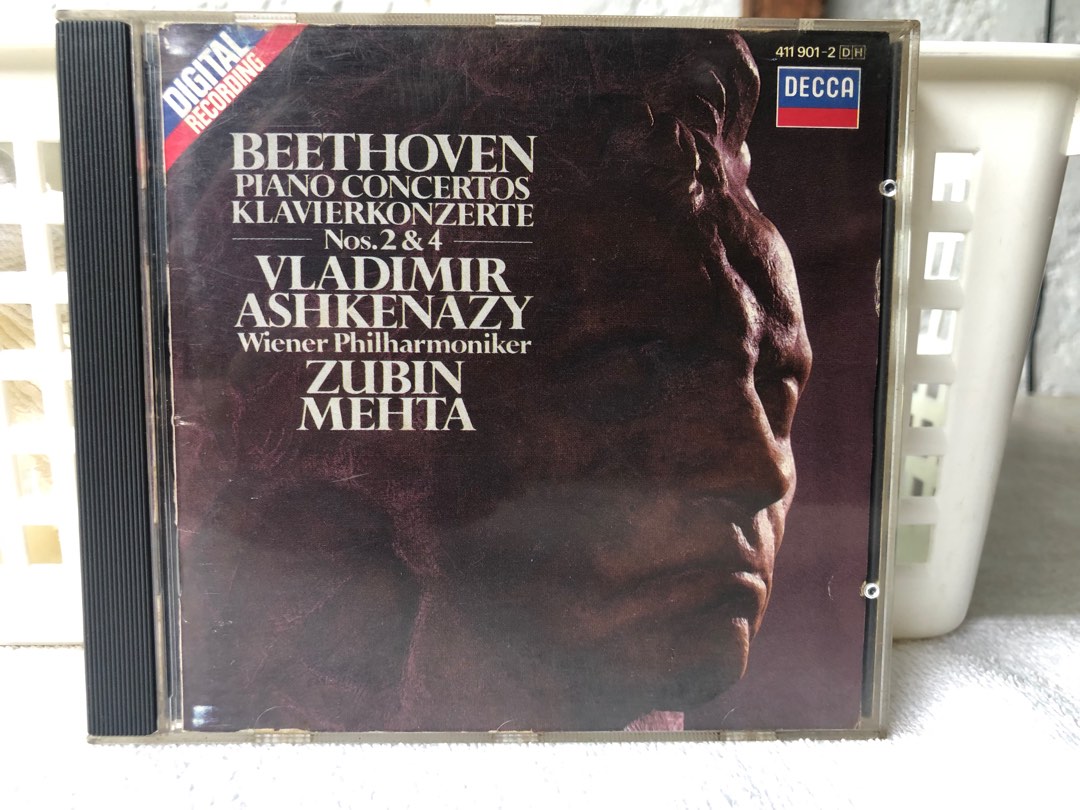 CD Beethoven: Piano Concertos Nos. 2 & 4 Decca 1983 England C2, Hobbies ...