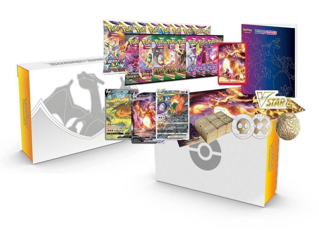 Charizard Ultra Premium Collection UPC Pokemon cards Sword and Shield ...